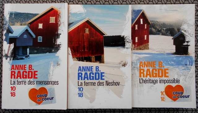 LOT DE 3 Livres Collection 10/18 de Anne B. RAGDE Trilogie NESHOV 4426 ...