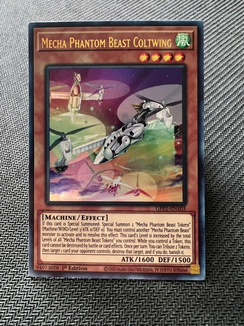 X3 MECHA PHANTOM Beast Coltwing GFP2-EN103 Ultra Rare YuGiOh $0.99 ...