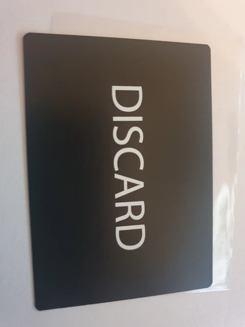 TCG DISNEY LORCANA Discard Error Karte Backed Card EN Englisch NM ...