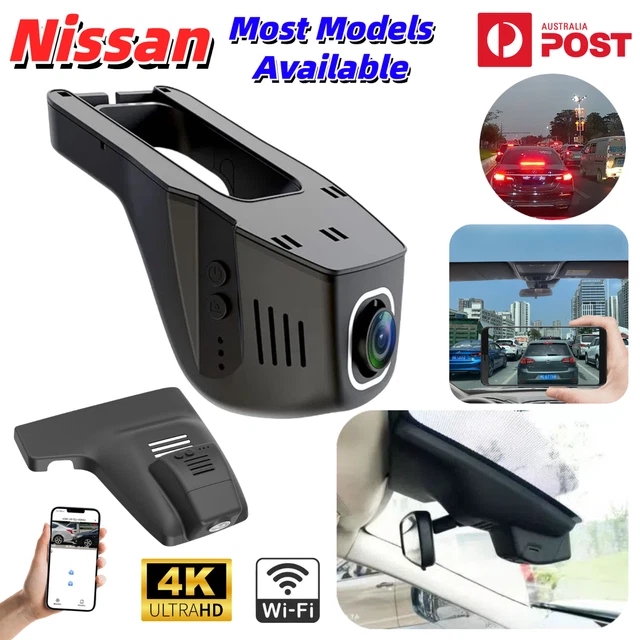 4K DASH CAM For Nissan Front Rear Car Camera WiFi APP Video Recorder ...