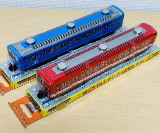 TSUKUDA ORIGINAL TIN Toy Train Mini Series JR Subway Type Retro EUR 105 ...
