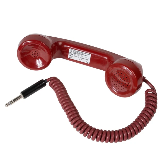 FIREMAN FIREFIGHTER RED Telephone Fire Police Emergency Call Box ...