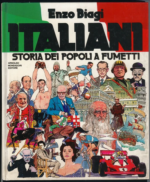 HD ENZO BIAGI Italiani Storia dei Popoli a Fumetti Cartonato Mondadori ...