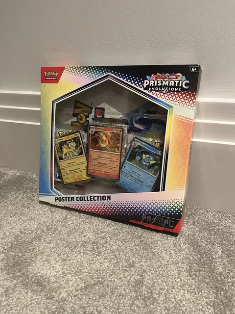 POKEMON SCARLET & Violet Prismatic Evolutions Poster Collection Box ...