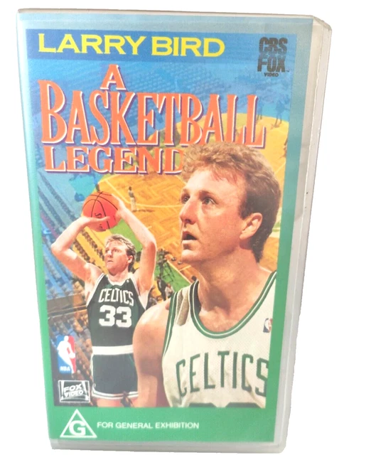 LARRY BIRD A Basketball Legend VHS Video Boston Celtics NBA - VGC RARE ...