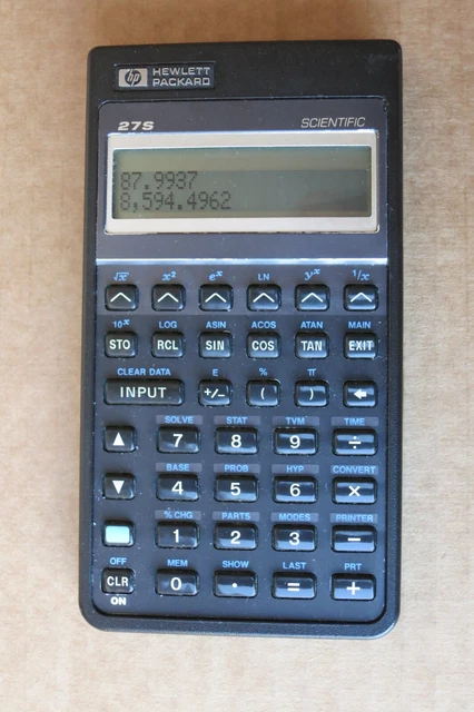 HP 27S SCIENTIFIC Calculator without a Case $100.00 - PicClick