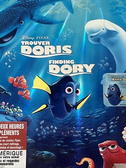 FINDING DORY BLU-RAY DVD 3-Disc Set Disney Pixar New Sealed $9.95 ...