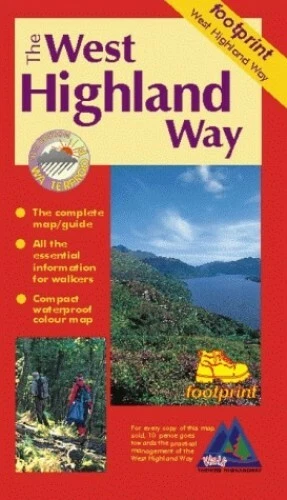 WEST HIGHLAND WAY: Map/Guide (Footprint) by Footprint Sheet map, folded ...