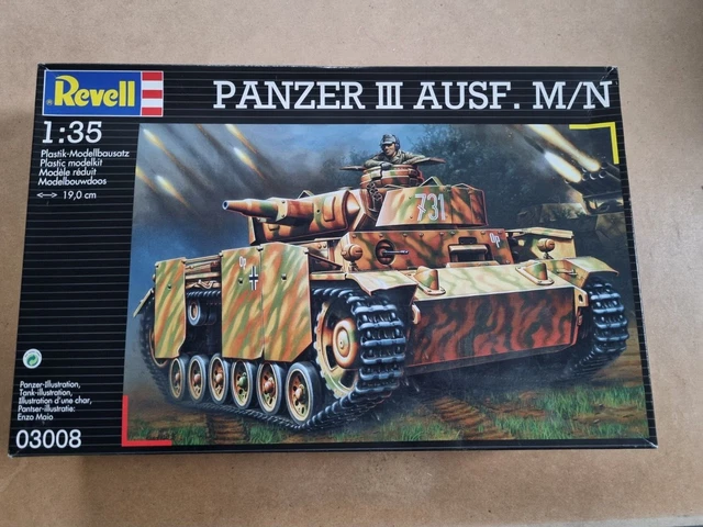 REVELL NR.: 03008 Panzer III Ausf. M/N 1:35 OVP EUR 29,99 - PicClick DE
