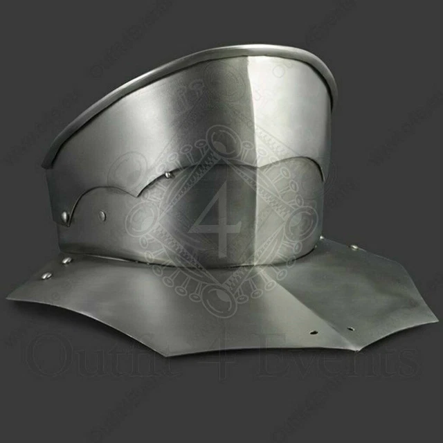 MEDIEVAL LARP GOTHIC steel Armor Suit Articulated Gorget £79.16 ...