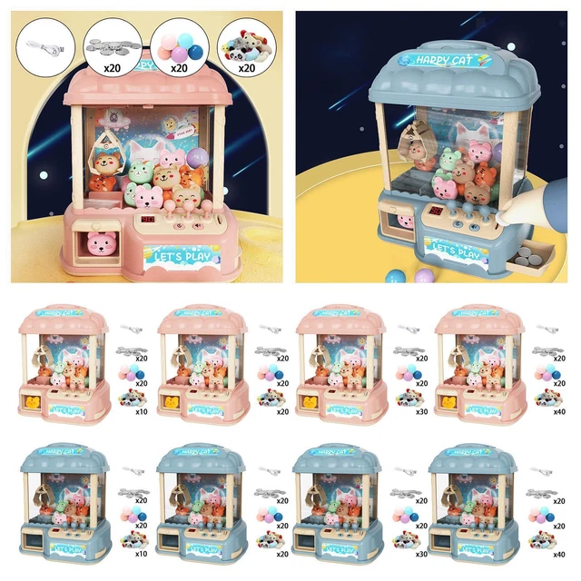 MINI VENDING MACHINE with 20 Capsule Electronic Small Toys Claw Machine ...
