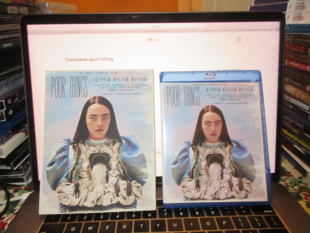 POOR THINGS BLU-RAY, 2024 Emma Stone Mark Ruffalo Willem Dafoe NUOVO DI ...