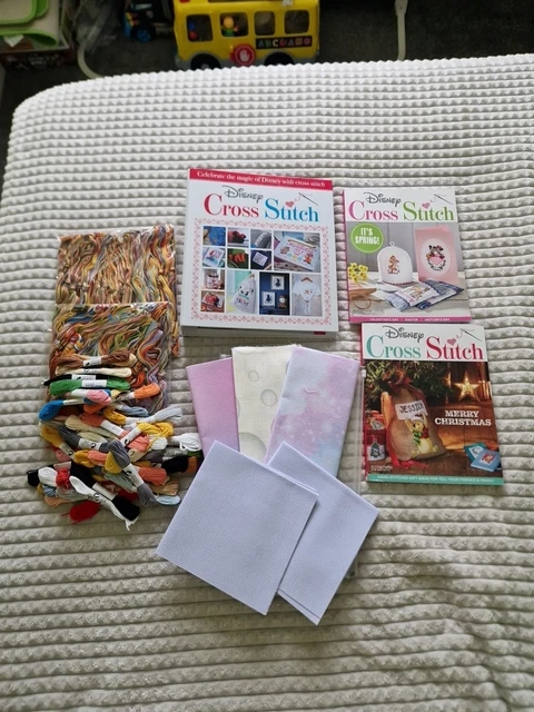 HACHETTE DISNEY CROSS Stitch Binder, Magazine And Disney Spring ...