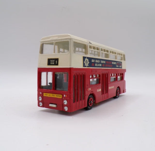 DINKY TOYS ATLANTEAN Bus 'First And Best' Repainted Code 3 Unboxed £19. ...