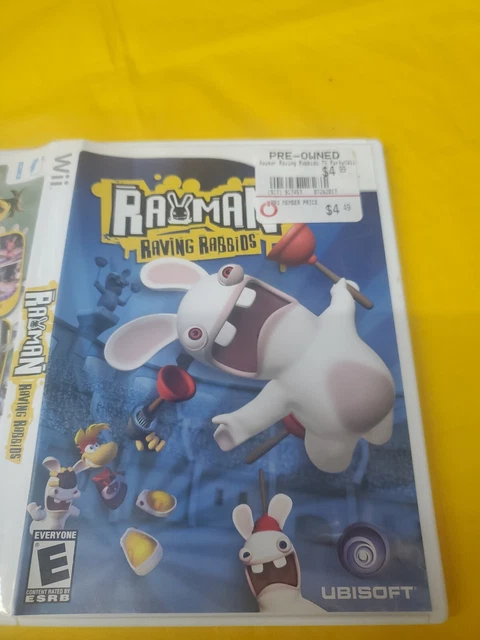 RAYMAN RAVING RABBIDS (Nintendo Wii, 2006) Complete CIB Tested £5.50 ...