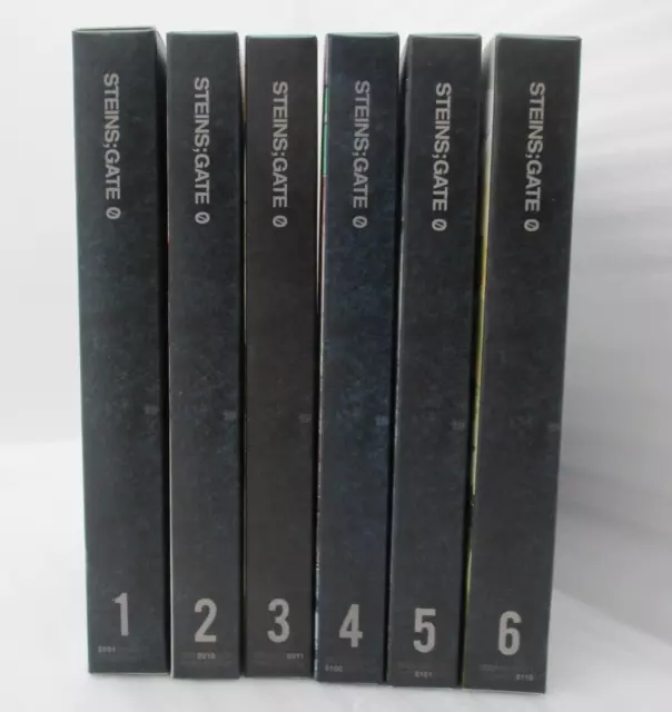 BLU-RAY DISC STEINS;GATE 0 Zero vol.1-6 Limited Edition Japan import BD ...