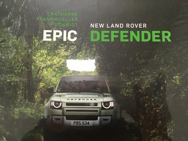 NEW LAND ROVER Defender EPIC Book, NEW 2021 RELEASE GENUINE £72.00 ...