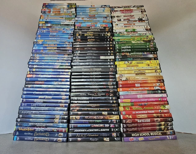 WHOLESALE LOT 100+ DVDs Kids & Family Childrens Baby Disney Nickelodeon ...