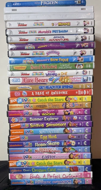 DVD LOT-DORA THE Explorer Mickey Mouse Clubhouse Frozen ++ Nickelodeon ...
