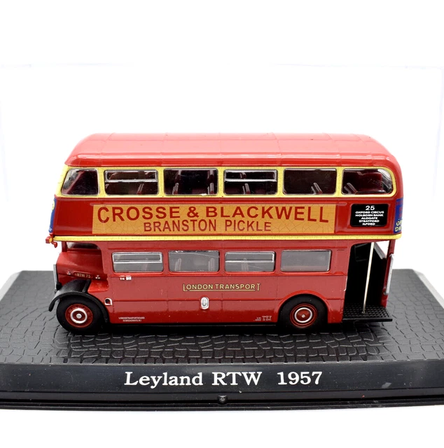 MODEL CAR BUSES Bus Leyland Rtw Scale 1/72 diecast collection Pullman ...