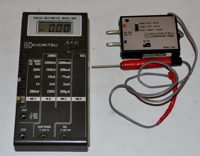 DIGITAL MULTIMITER KYORITSU - MODEL -1003. USED. £5.00 - PicClick UK