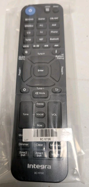 NEW GENUINE INTEGRA RC-973R Remote Control DRX-2.3 DRX-3.3 DRX-4.3 DRX ...