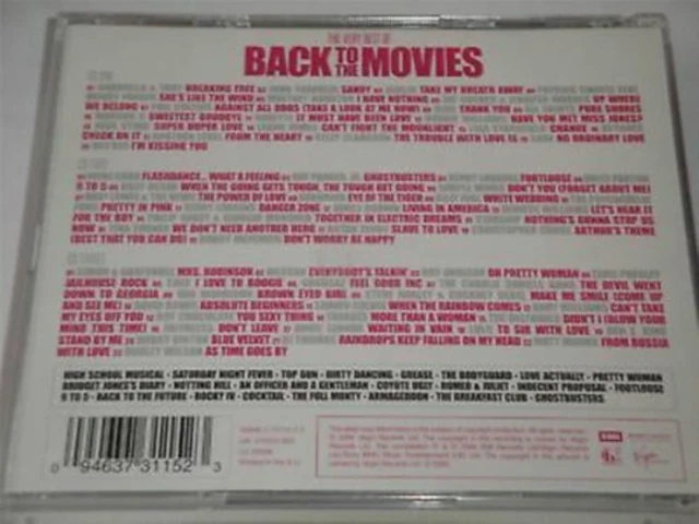 THE VERY BEST Of Back To The Movies Various Artists CD 2006 Top-quality ...