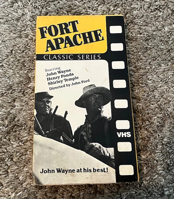 FORT APACHE VHS Movie Classic Series John Wayne Henry Fonda Shirley ...