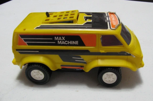 VINTAGE SCHARPER MAX Machine Remote Control Van 8” long, no controller ...