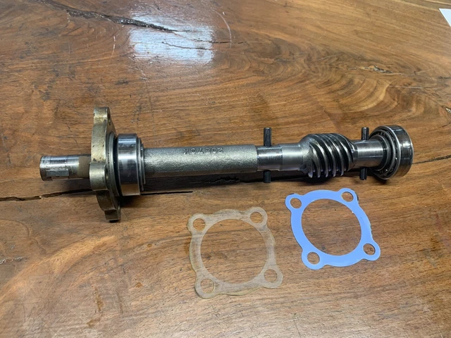 AMMCO WORM GEAR Drive Shaft for 3000 And 4000 Brake Lathes Has Key Way ...