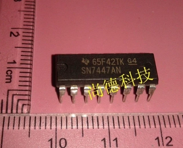 TI SN7447AN DIP-16 BCD-TOVENMENT DECODER/AUTISTI USA nave #SY7 EUR 7,66 ...