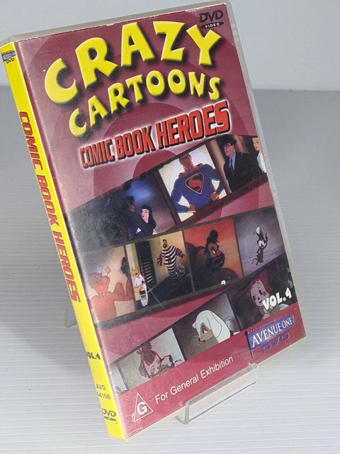 COMIC BOOK HEROES (DVD, 2001) Crazy Cartoons $22.10 - PicClick AU