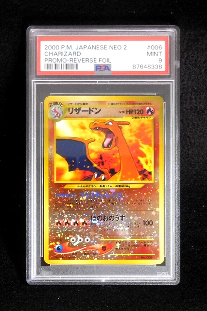 PSA 9 CARTE Pokemon Charizard No.006 Holo Japonais Neo Premium Lime 2 Promo 2000 EUR 100,46 ...