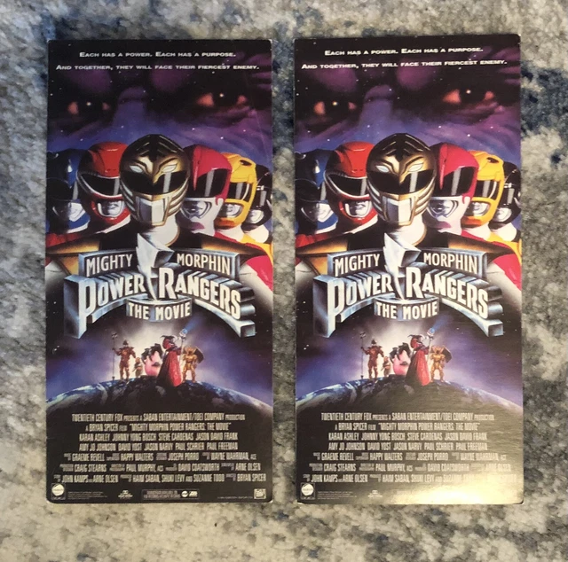 MIGHTY MORPHIN POWER Rangers The Movie 1995 UK Gala Premiere Pair Of ...