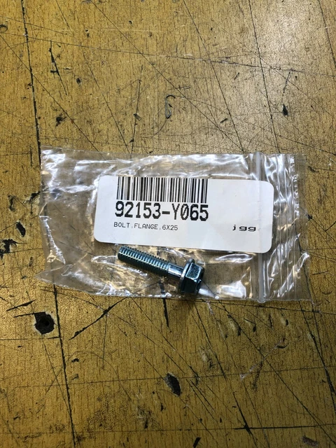 1 BOULON 6X25 kawasaki 92153-y065 ksf kfx 50 90 2008 2014 kvf 300 EUR 3 ...