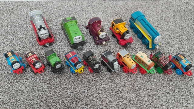 THOMAS AND FRIENDS Die Cast & Mini Train Bundle Connor Merlin Gator ...