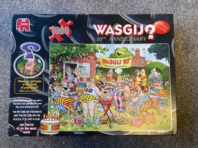 WASGIJ 10TH ANNIVERSARY limited edition 1000 piece jigsaw complete used ...