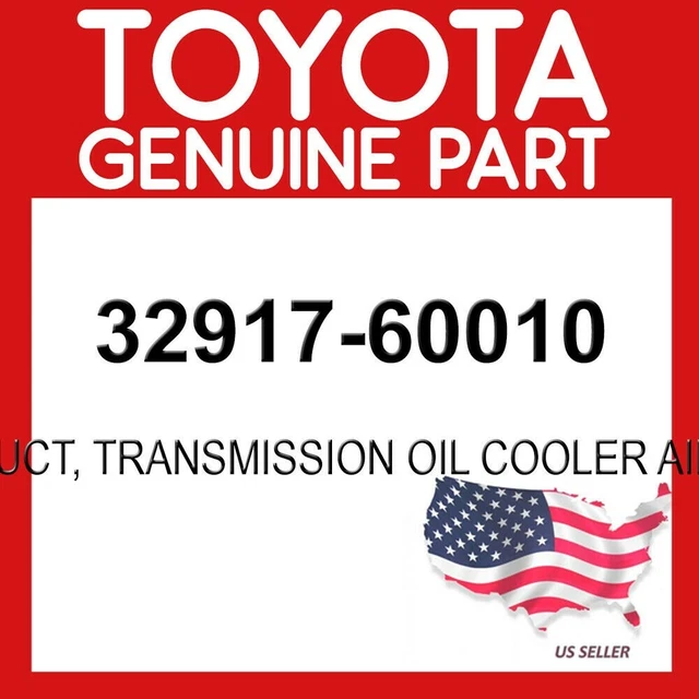 3291760020 GENUINE TOYOTA DUCT, TRANSMISSION OIL COOLER AIR 32917-60020 ...
