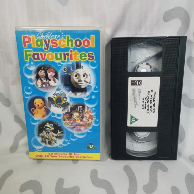 CHILDREN'S PLAYSCHOOL FAVOURITES VHS PAL Video UK Thomas, Sooty, Brum ...