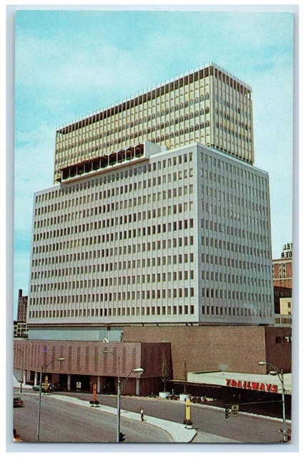 1960 MIDTOWN PLAZA Tower Building Rochester New York NY Vintage Antique ...