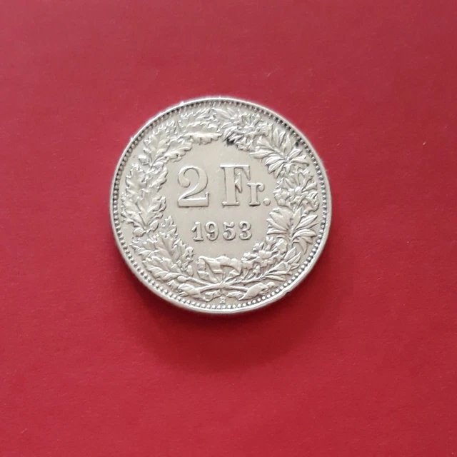 RARE : 2 Francs Argent Suisse 1953 B , Berne EUR 3,53 - PicClick FR