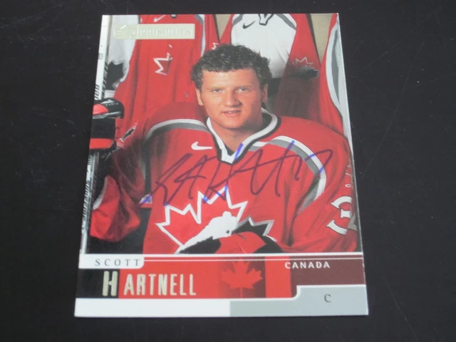 SCOTT HARTNELL AUTOGRAPHED 2000 Upper Deck Prospects Card # 73 EUR 4,42 ...