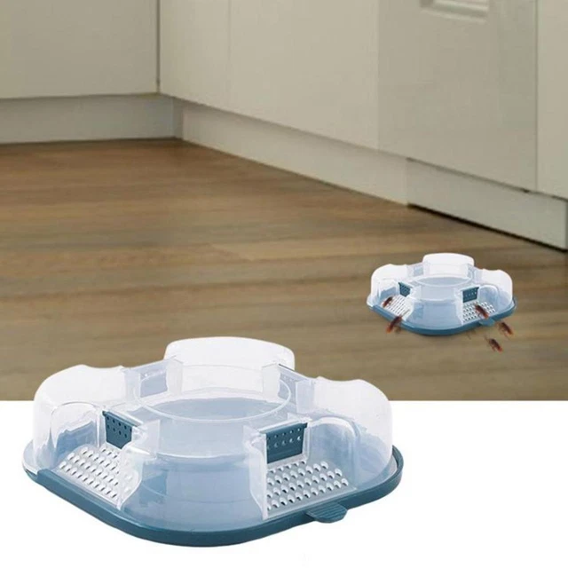 REUSABLE DROP-PROOF COCKROACH Trap Cockroaches Killer Bugs Trap Box Bug ...