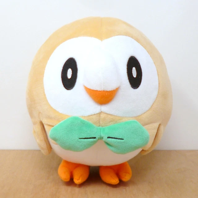 OFFICIAL POKEMON CENTER 2016 - Original Rowlet Plush Soft Toy Japan Import 7" £19.99 - PicClick UK