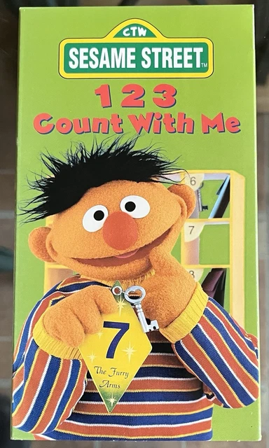 SESAME STREET - 1 2 3, COUNT WITH ME: VHS, Ernie £7.47 - PicClick UK
