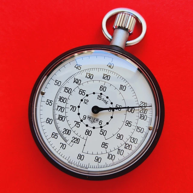 HEUER PULSATION TIMER Stopwatch Vintage 403 227 Stop Watch Serviced TAG heuer-pulsation-timer-stopwatch-vintage-403-227-stop-watch-serviced-tag