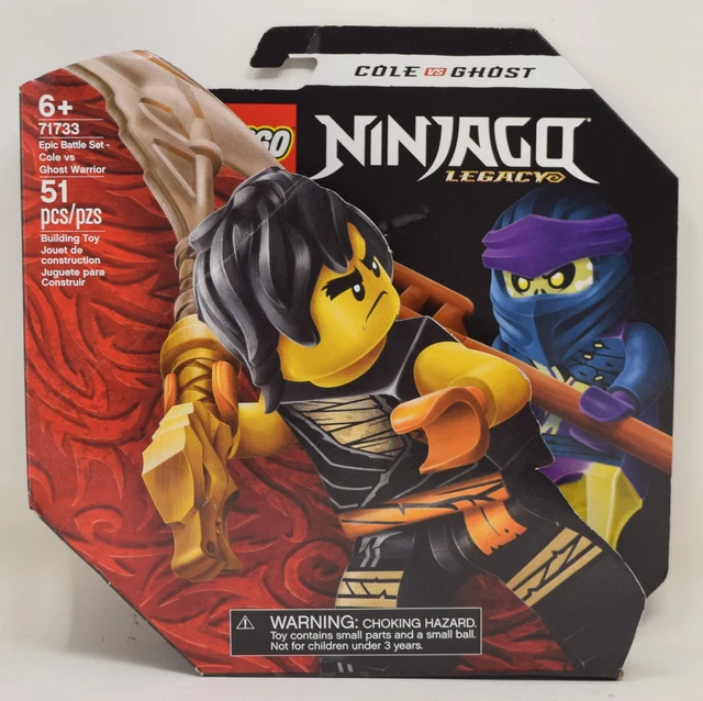 LEGO NINJAGO LEGACY Cole Vs Ghost Warrior Epic Battle Set 71733 New £7. ...