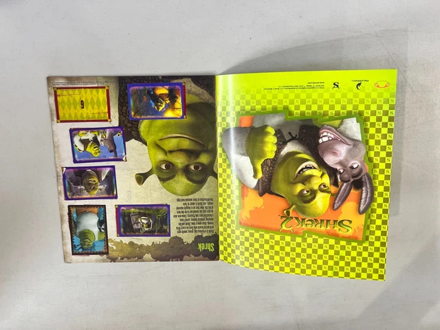 SHREK 2 PANINI Sticker Album Partially Filled DreamWorks Movie Book $14 ...