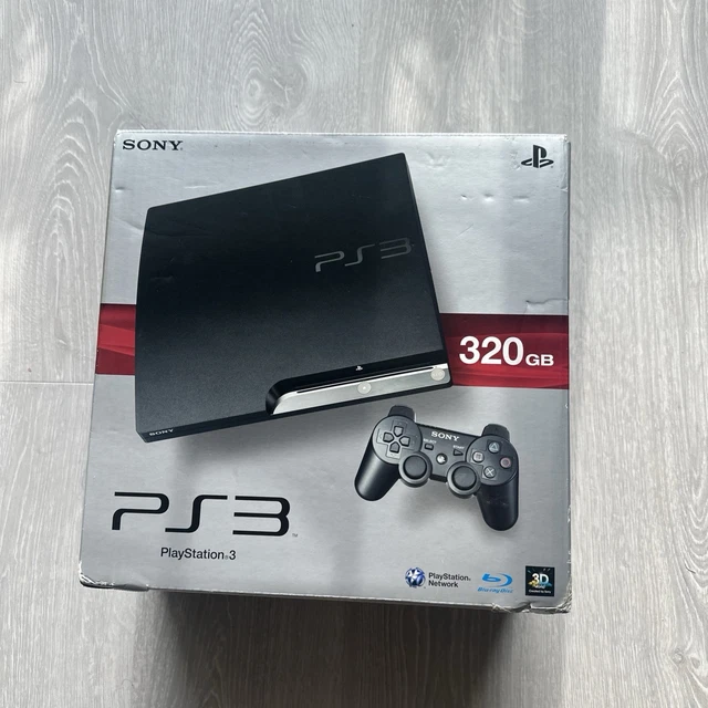 SONY PLAYSTATION 3 (PS3) Slim 320GB Video Game Console Charcoal £52.72 ...