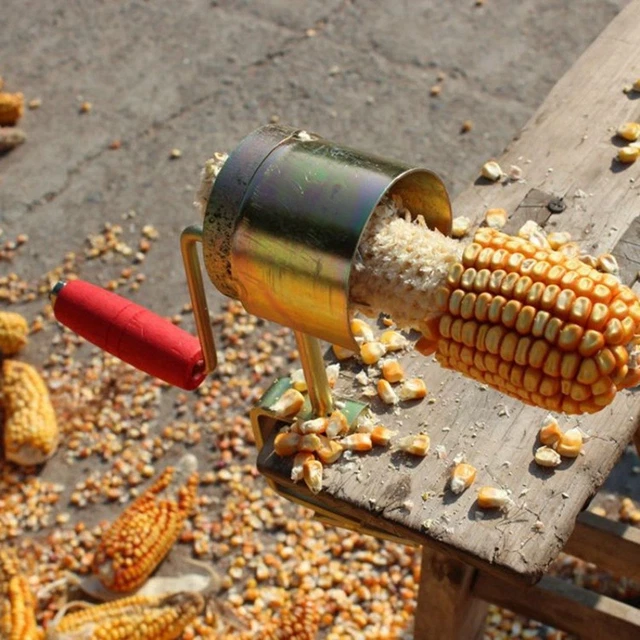 CORN THRESHER, HAND-CRANKED Dry Corn Peeler, Manual, Fast Corn Thresher ...